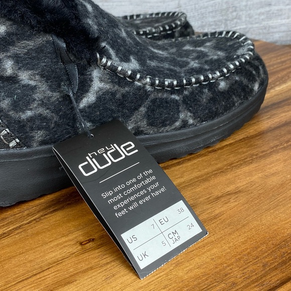Hey Dude | Shoes | New Hey Dude Denny Ankle Bootie Marble Grey Black ...